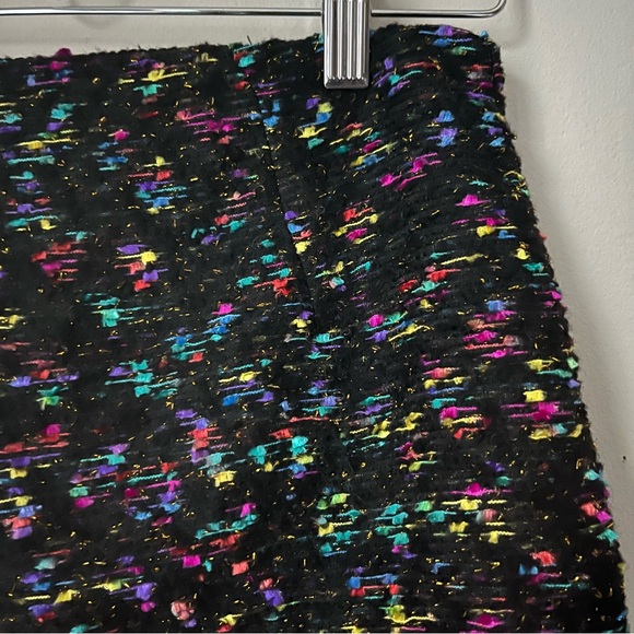 idem ditto | Skirts | Idem Ditto Black Rainbow Tweed Mini Skirt | Poshmark